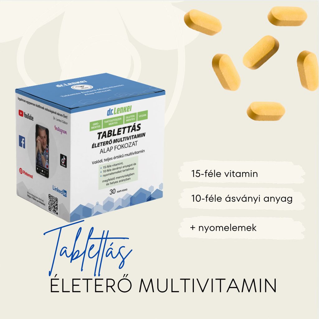 Tablettás Alap Életerő Multivitamin - Dr. Lenkei